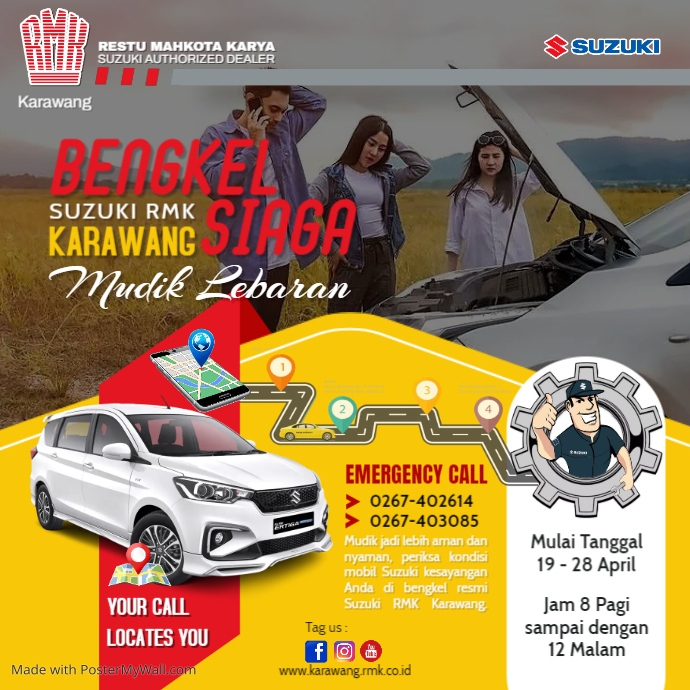 Copy of Bengkel Siaga Karawang (1) | PosterMyWall