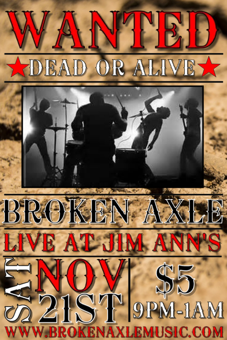 GIG FLYER Template | PosterMyWall