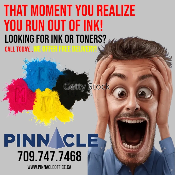 Run Out Of Ink | PosterMyWall