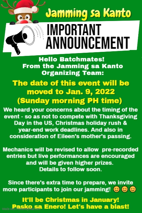 Copy of Important announcement flyer template | PosterMyWall