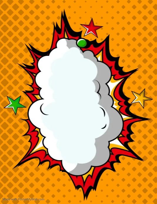 Comic FEst Flyer Template | PosterMyWall