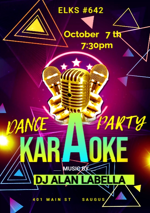 KARAOKE NIGHT PARTY | PosterMyWall