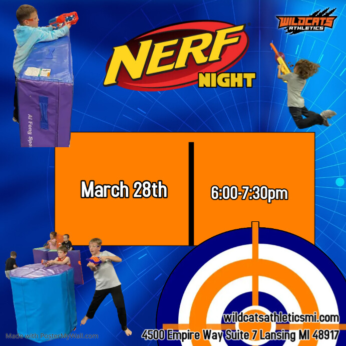 Nerf Night | PosterMyWall