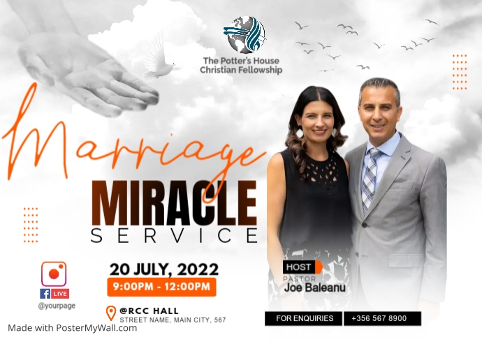 miracle service | PosterMyWall