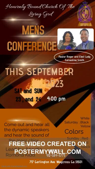 church conference ad template | PosterMyWall