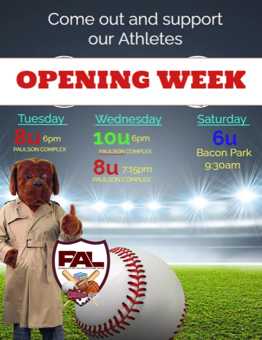 Copy of MLB opening day poster | PosterMyWall