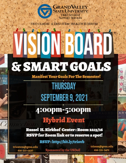 Vision Boards and Smart Goals | PosterMyWall