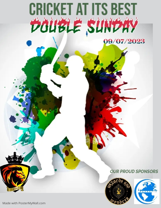 Copy of cricket game | PosterMyWall