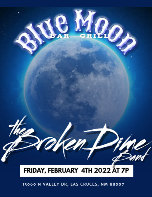 Copy of Full Moon Party Flyer Design Template | PosterMyWall