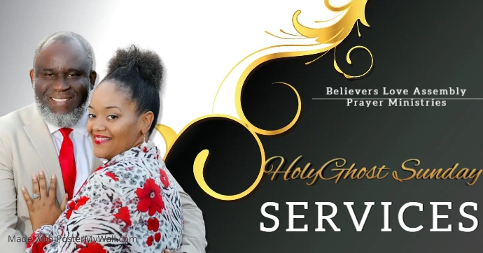 Copy of church birthday service design template | PosterMyWall