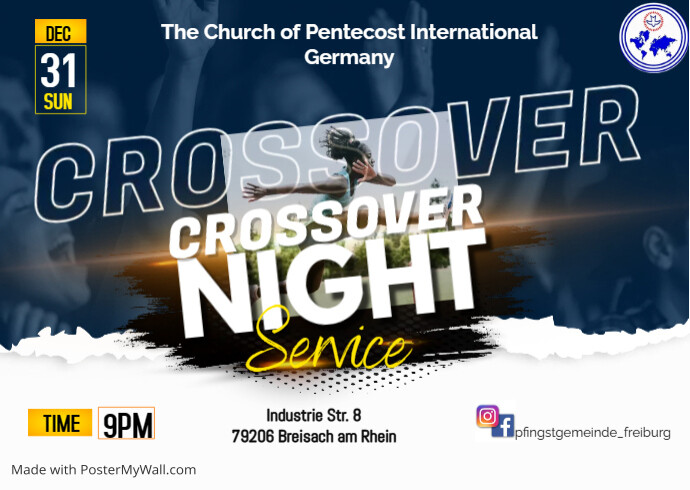 crossover church service | PosterMyWall