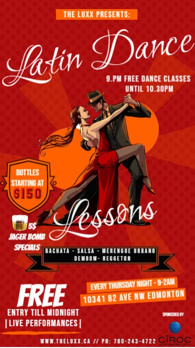 Copy of Tango Lessons Poster | PosterMyWall