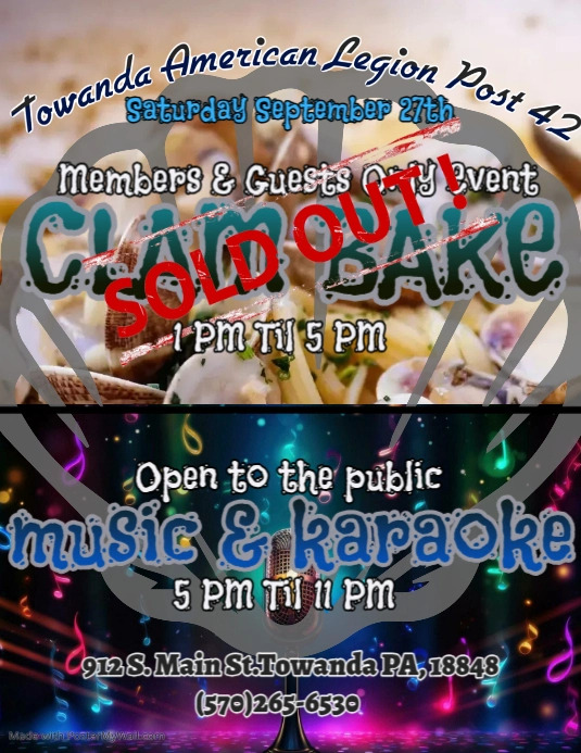 clam bake crab boil flyer template | PosterMyWall