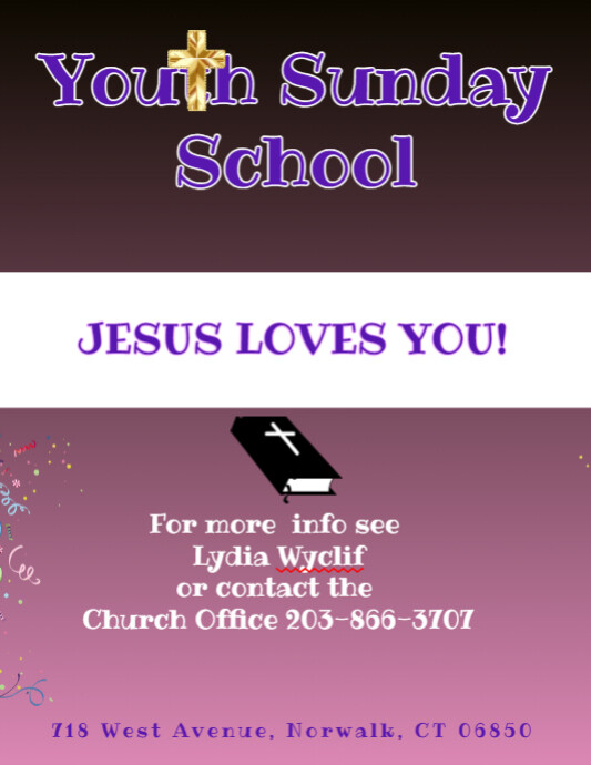 Children's Sunday school flyer | PosterMyWall