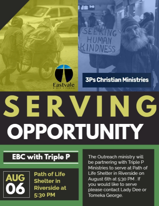Serving Opportunity | PosterMyWall