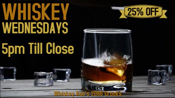 Bar Promotion Digital Template | PosterMyWall