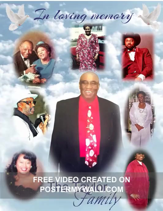 Taylor Family -RIP-non moving | PosterMyWall