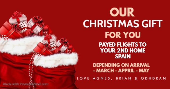 Copy of our christmas gift | PosterMyWall