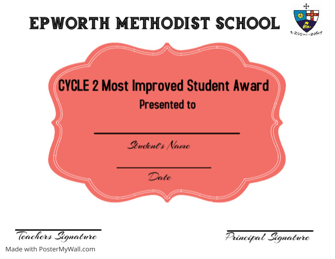 Copy of attendance award poster template | PosterMyWall