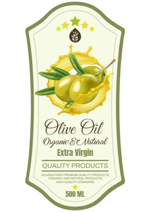 Copy of Olive Oil Product Label | PosterMyWall