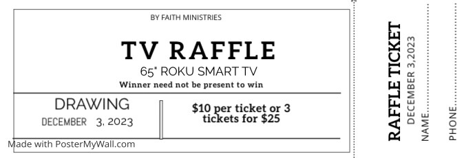 Free Printable Raffle Ticket Design Template | PosterMyWall