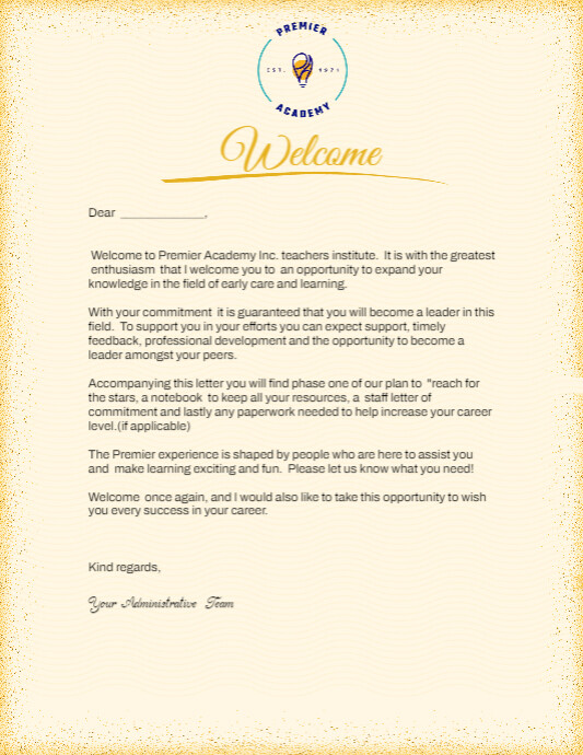 Graduation Congratulation Letter Template | PosterMyWall