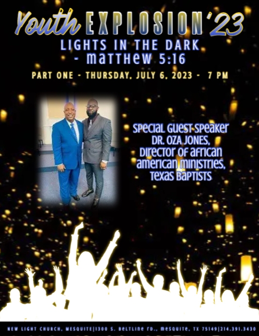 YOUTH EXPLOSION THUR PROGRAM COVER | PosterMyWall