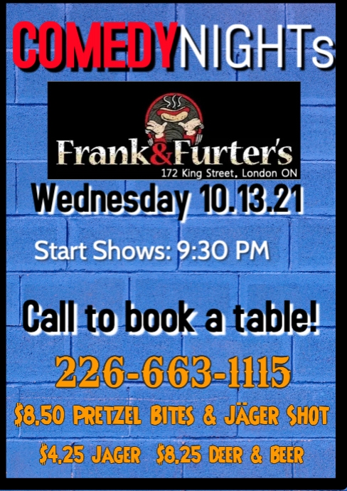 Copy of Stand up Comedy Night Show Flyer Poster Comedian | PosterMyWall