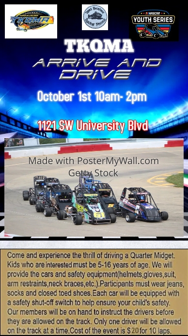 Go kart tournament | PosterMyWall