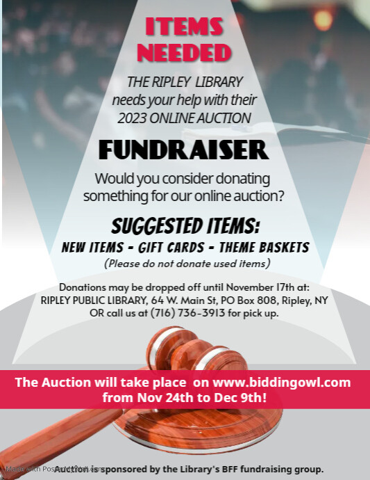 Online Auction Flyer (1) | PosterMyWall