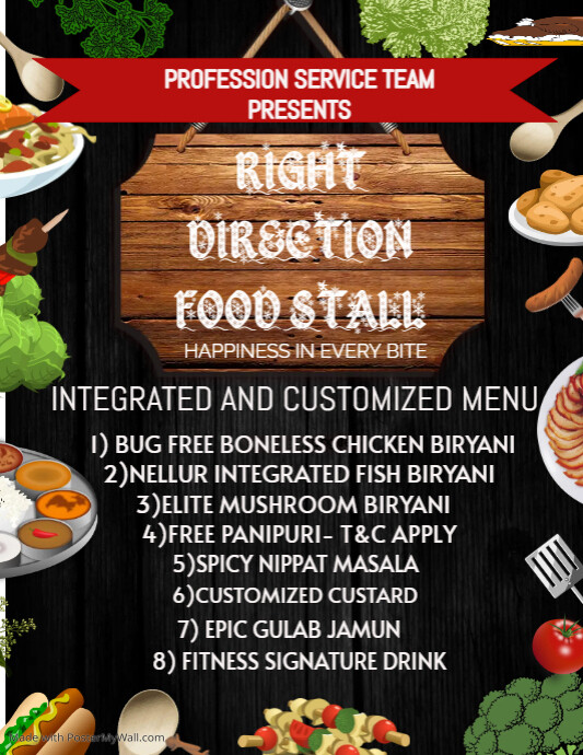 Food festival,retail,event, menu | PosterMyWall