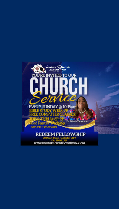 church service invitation flyer | PosterMyWall