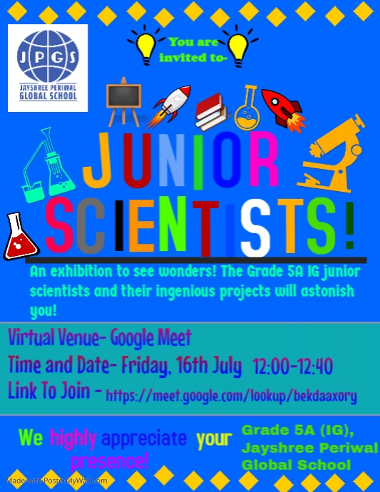 Junior Scientists! | PosterMyWall