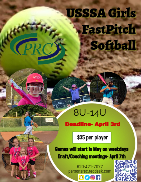 Copy of Girls Softball | PosterMyWall