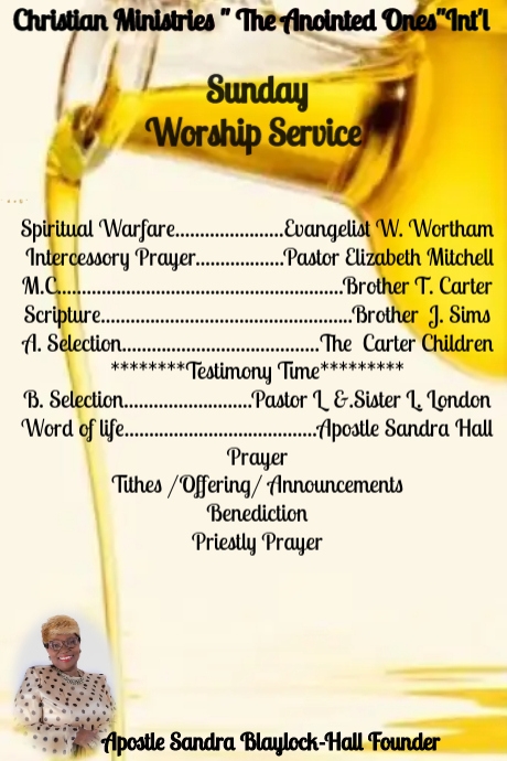 1st Sunday Worship Service | PosterMyWall