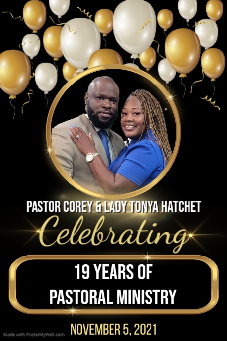 Copy of pastor appreciation poster template | PosterMyWall