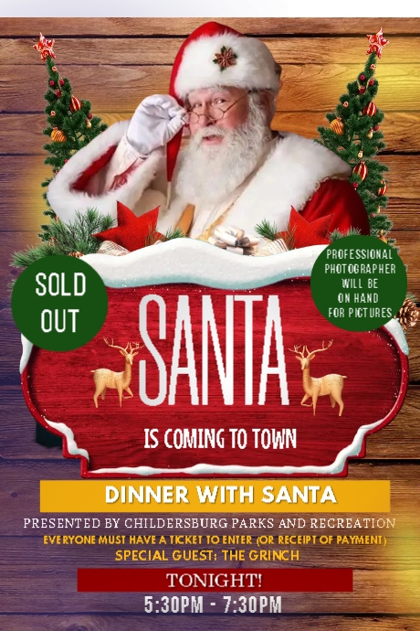 Santa is here | PosterMyWall