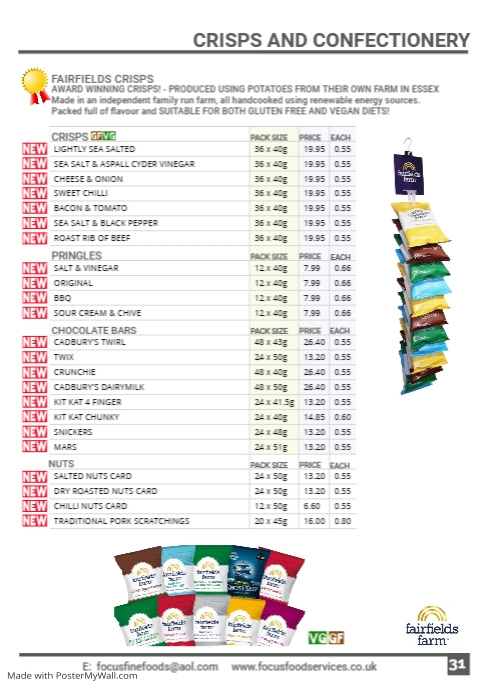 PAGE 31 - CRISPS & CONFECTIONERY | PosterMyWall