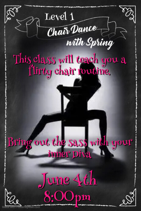 chair dance 7623 730p | PosterMyWall