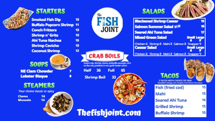 Copy of Restaurant Menu flyer | PosterMyWall