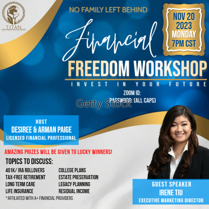 Financial Workshop - Mabinty Fornah (2) | PosterMyWall