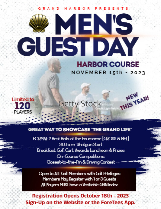 Men's Guest Day - GUESTS | PosterMyWall