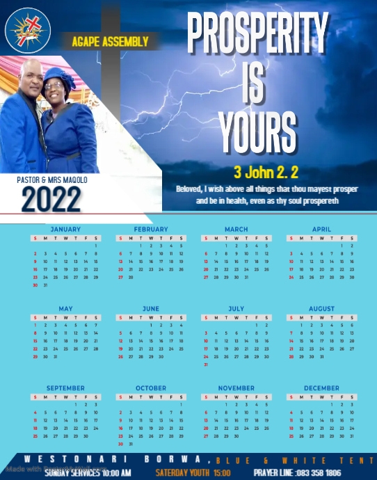 Copy of 2022 Calendar | PosterMyWall