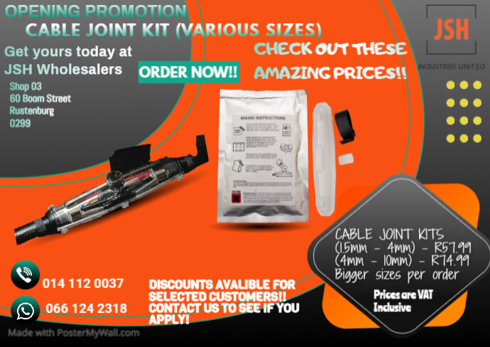 CABLE JOINT KITS | PosterMyWall