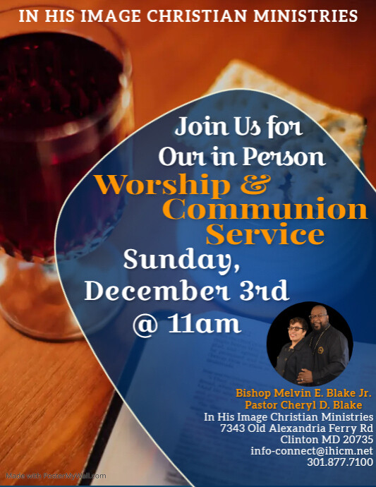 holy communion service poster | PosterMyWall