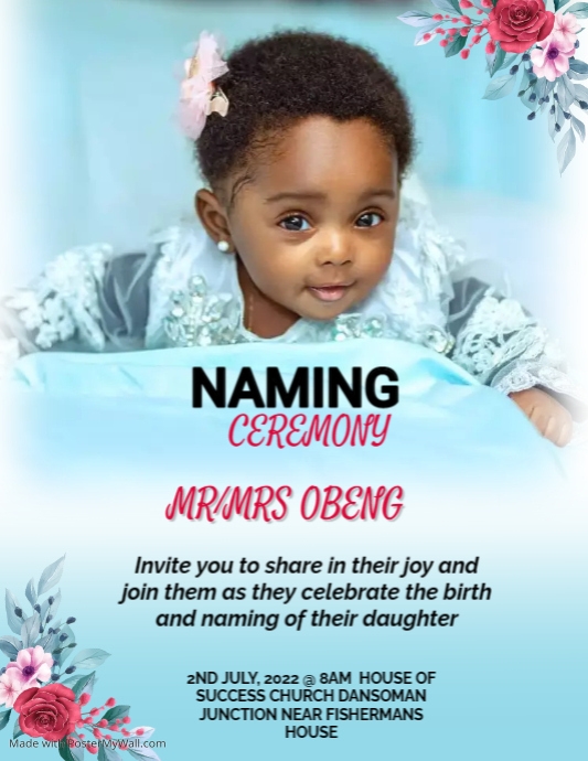 Baptism Flyer Template | PosterMyWall