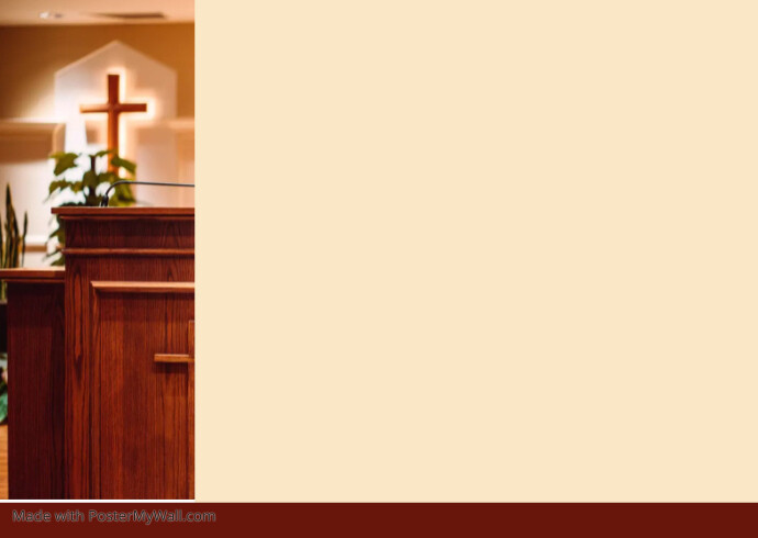 Copy of Beige Pastor Anniversary Postcard | PosterMyWall