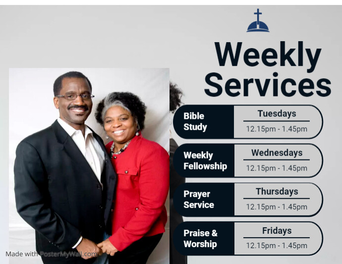 church weekly activities | PosterMyWall