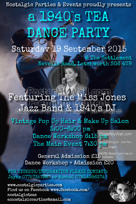 Copy of 1940's Tea Dance Party | PosterMyWall