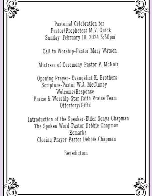 Pastoral program | PosterMyWall